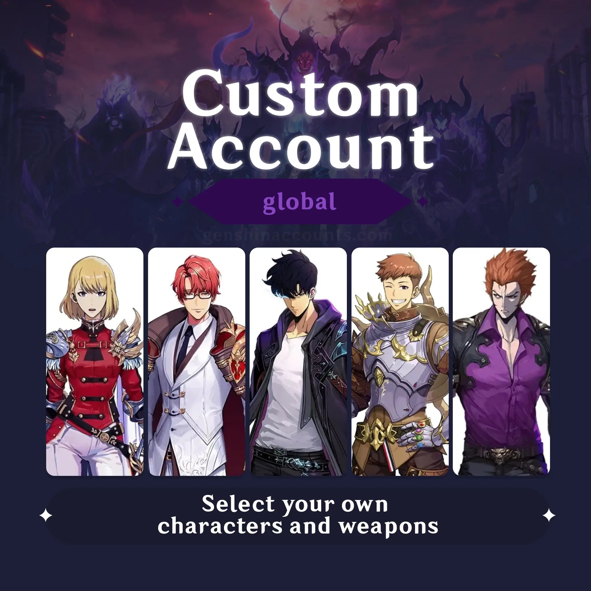 Solo Leveling: ARISE Custom Starter Account – Genshin Accounts